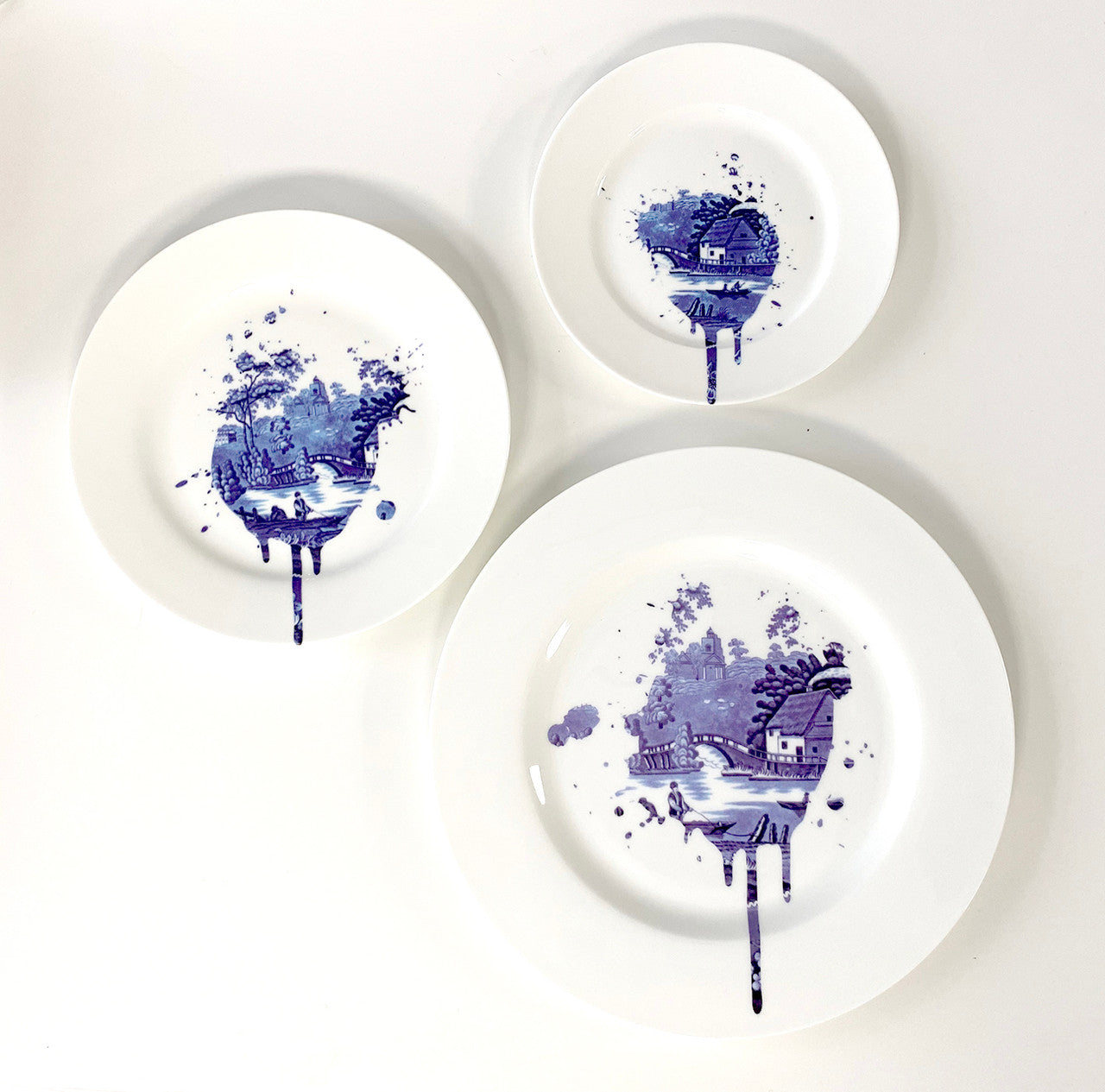 Mineheart Undercover Antique Plates Set of 3 – Funktified