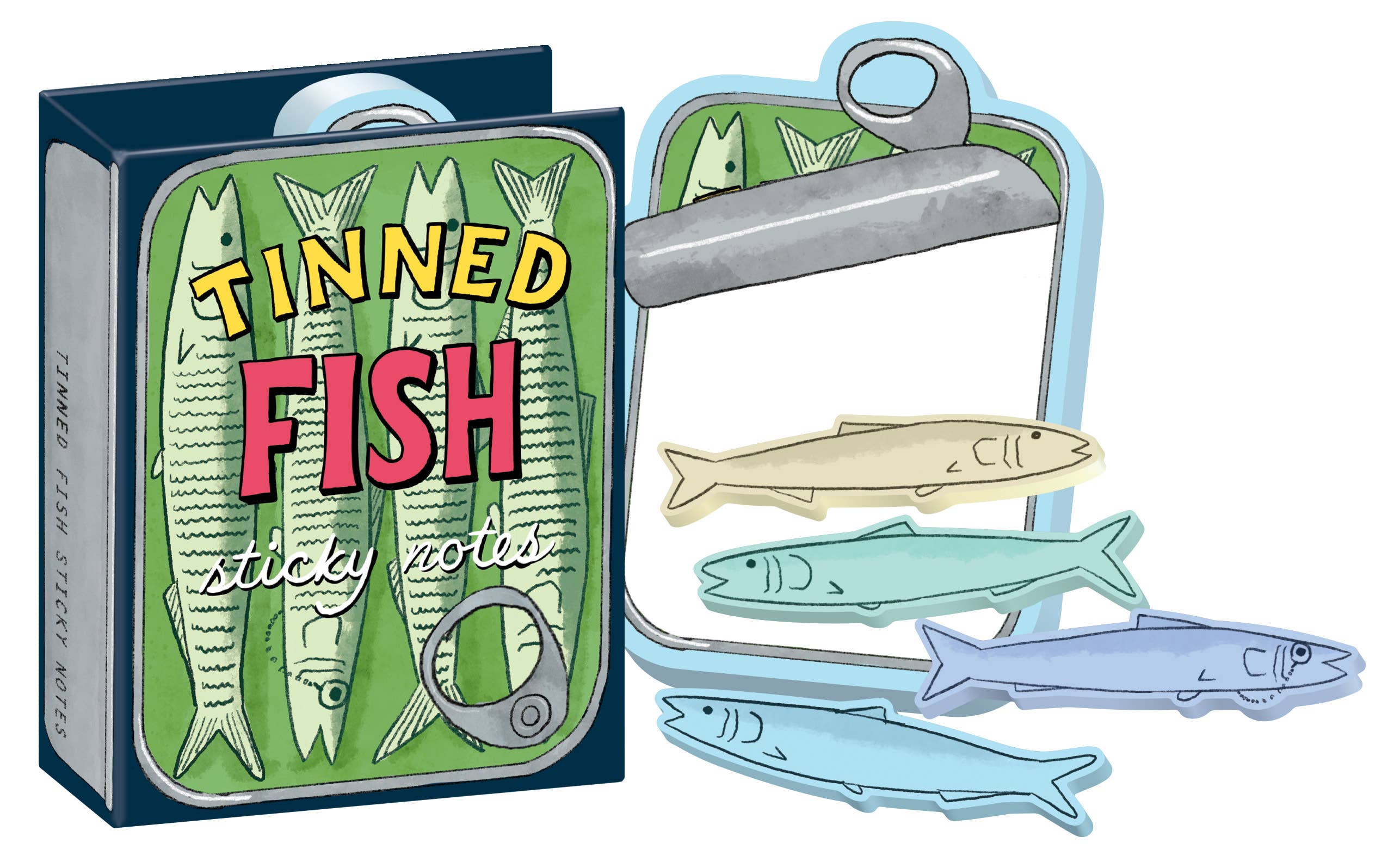 Tinned Fish Sticky Notes – Funktified