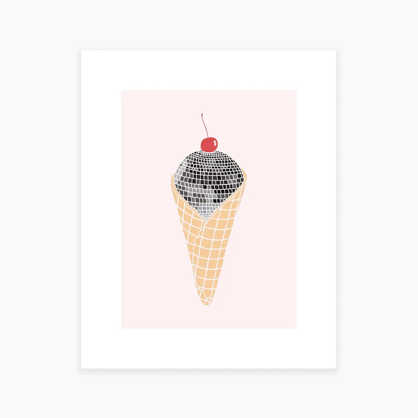 Disco Cone Art Print – Funktified