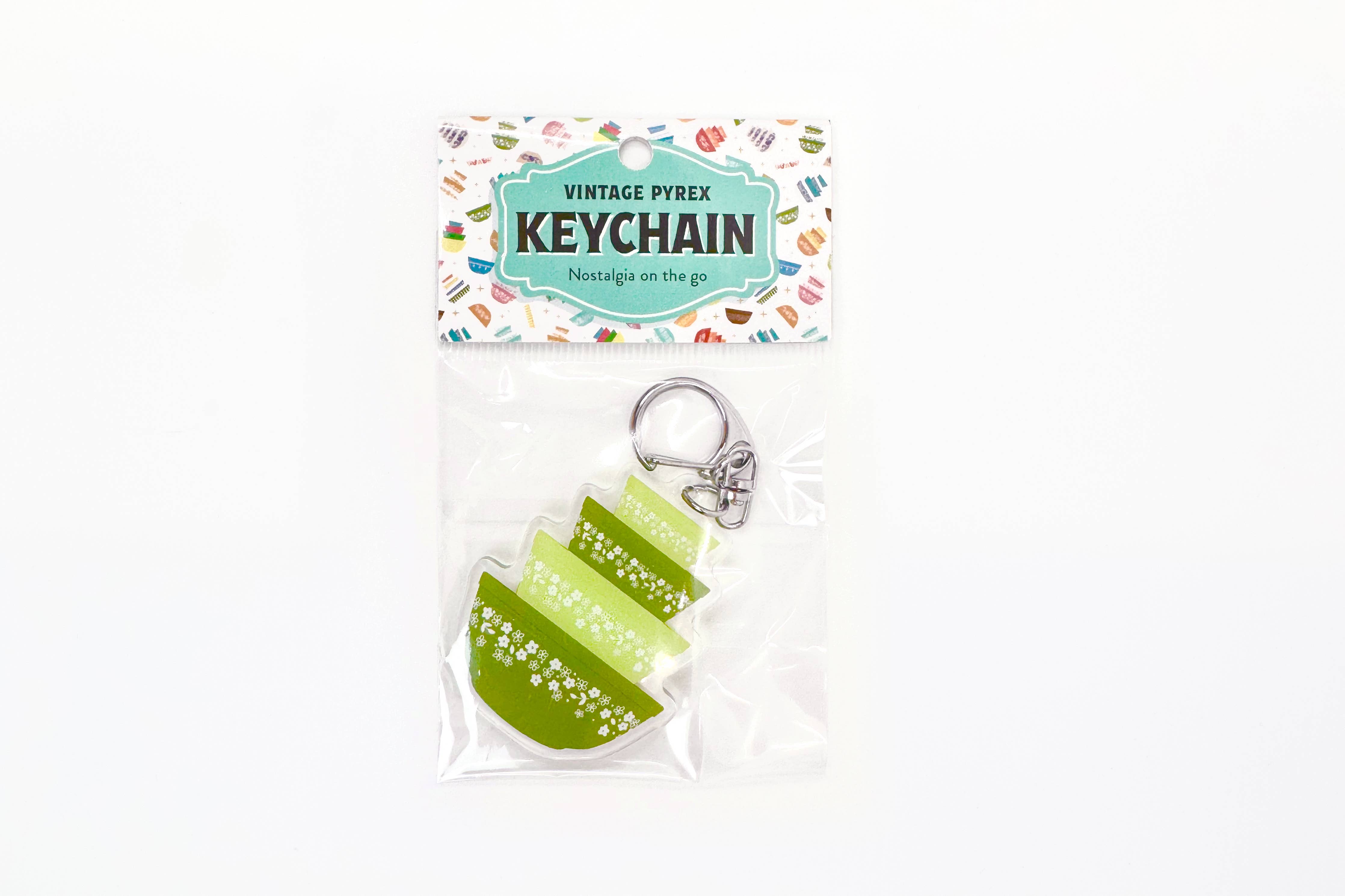 Pyrex-Inspired Mixing Bowl Keychain – Funktified