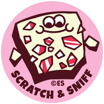 Peppermint Bark Scratch & Sniff Stickers – Funktified