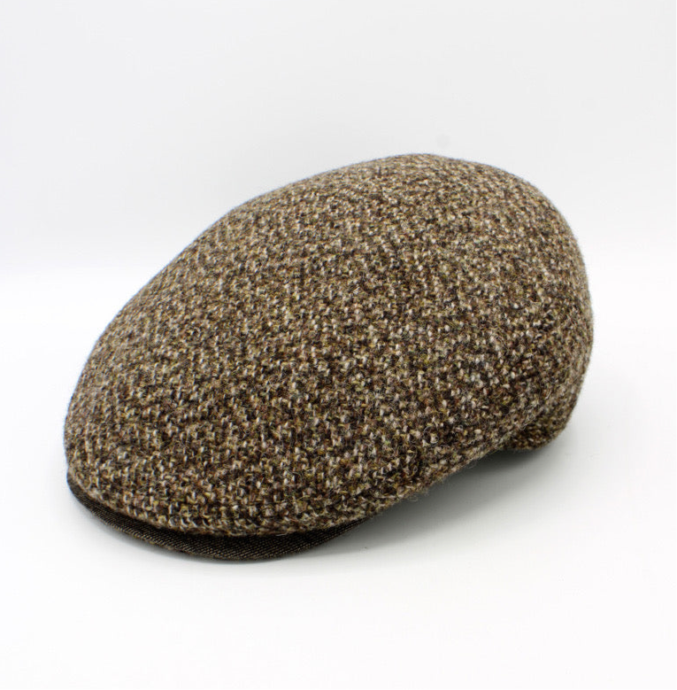 Hologramme Paris Toasted Tweed Flat Cap | Made in Italy | FunkyBrims ...