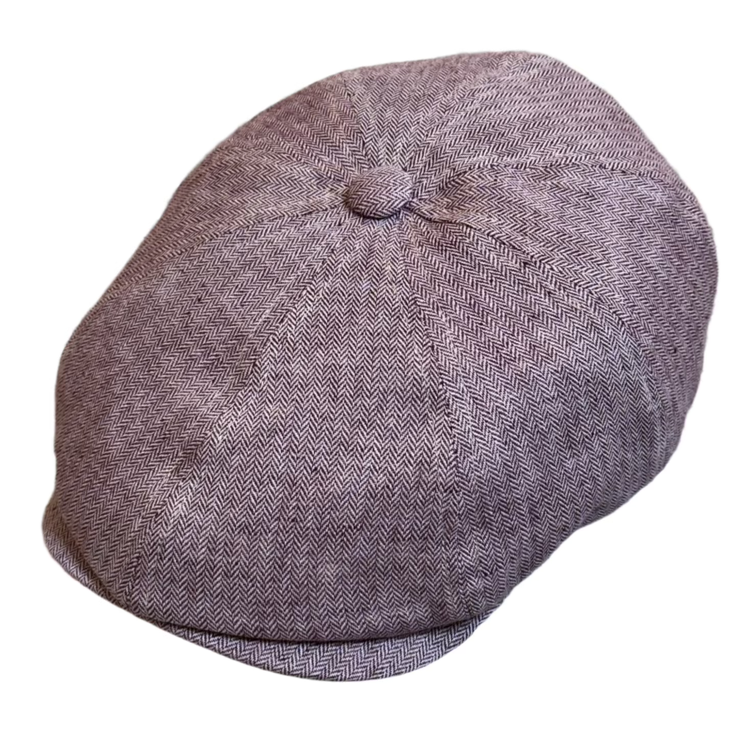 Herringbone by FunkyBrims | 8-Panel Newsboy Cap | Burgundy | Funky ...