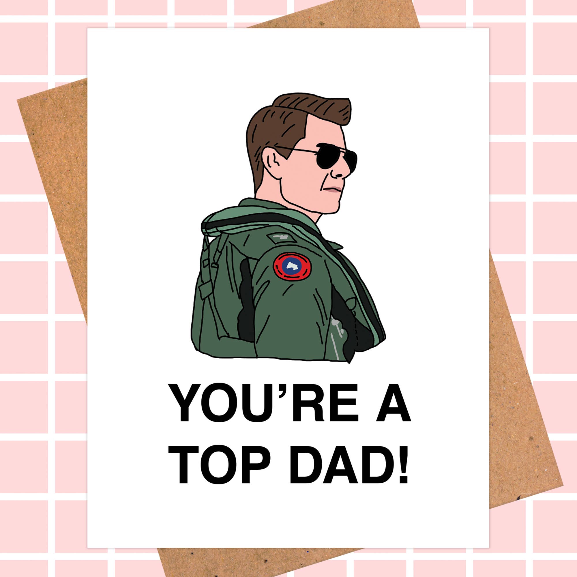 Maverick Dad Birthday Card – Funktified