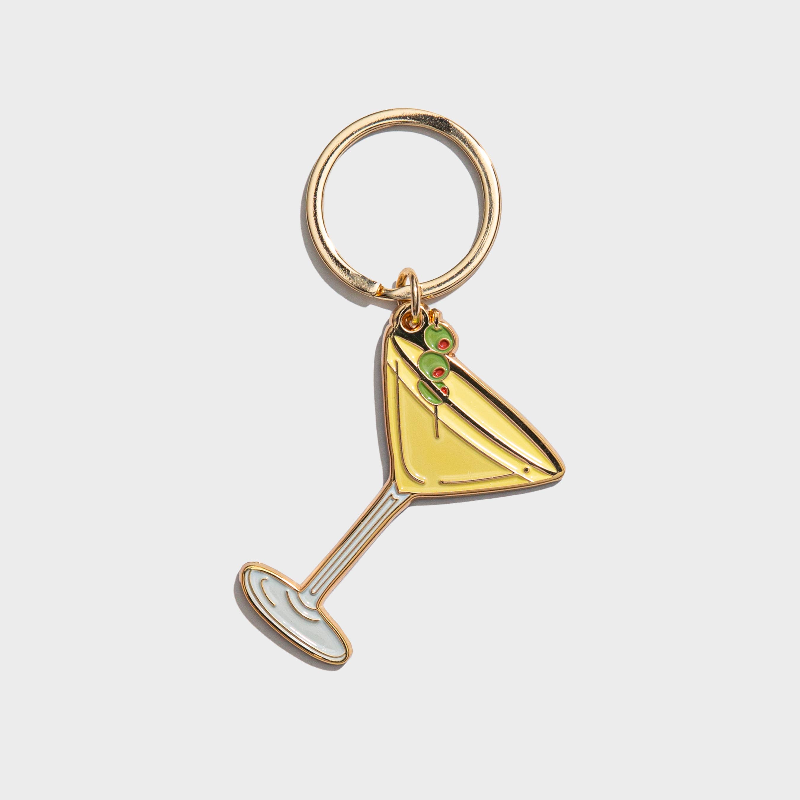 Olive Dirty Martini Enamel Keychain – Funktified