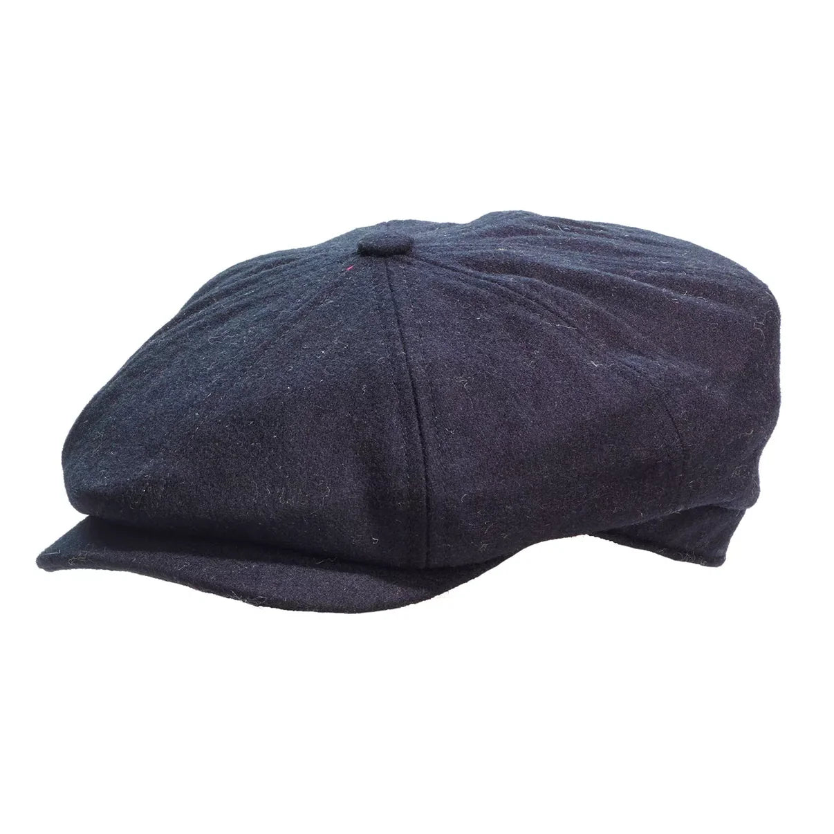 Laird Hatters Brooklyn Newsboy Cap | Black Loden Wool | Handmade in ...