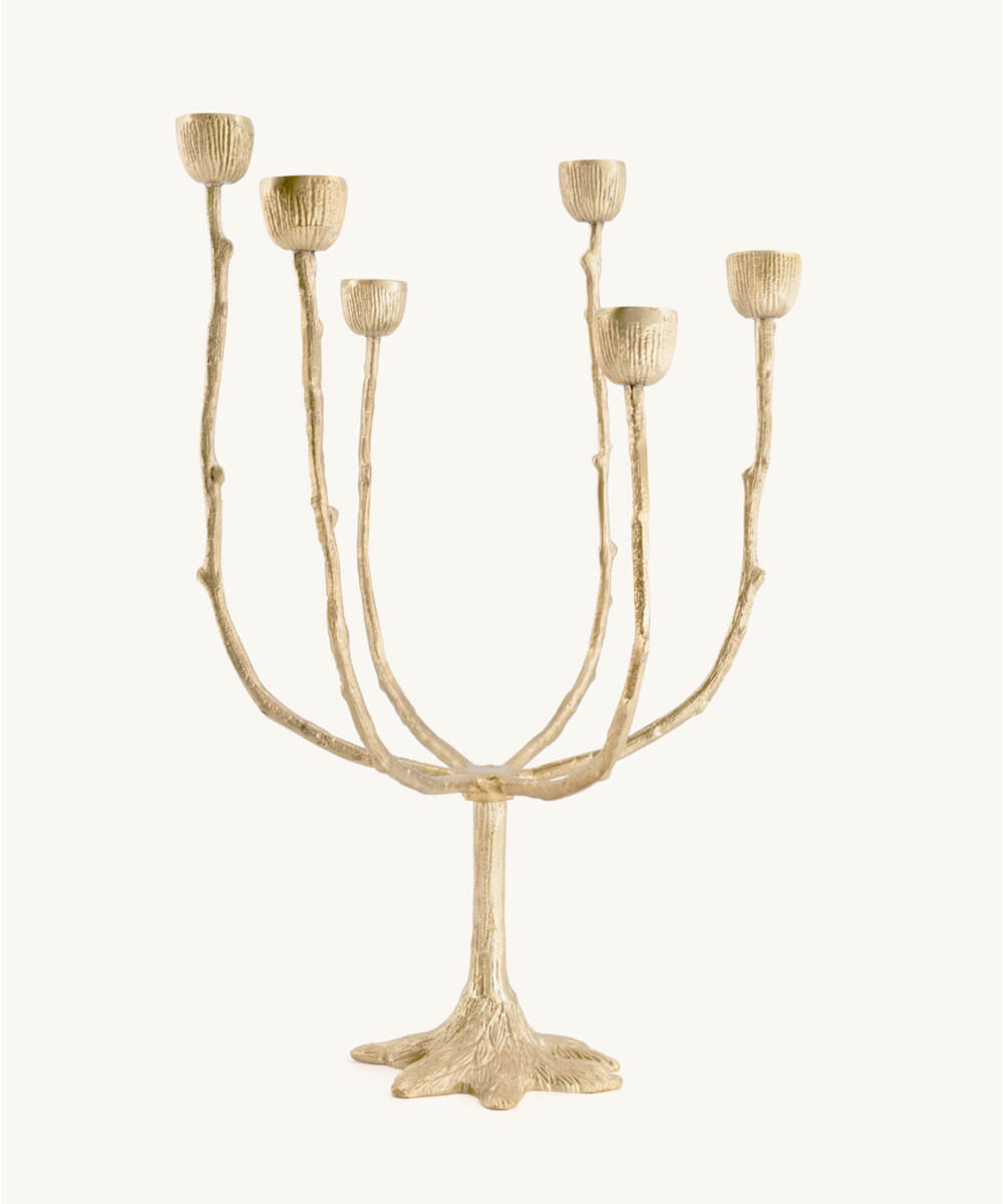 Misty Multi Candle Holder with 6 Arms – Funktified